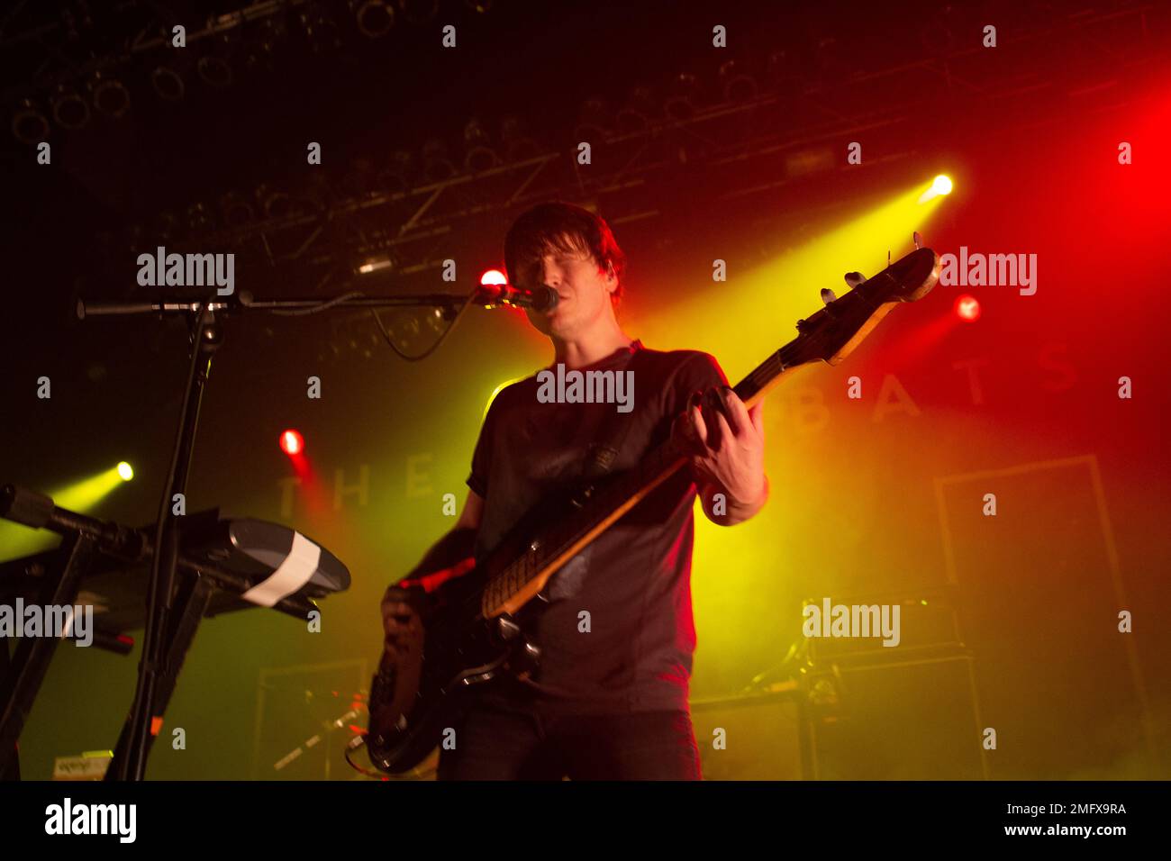 Wombats in concert from Terminal 5 in New York Stock Photo - Alamy