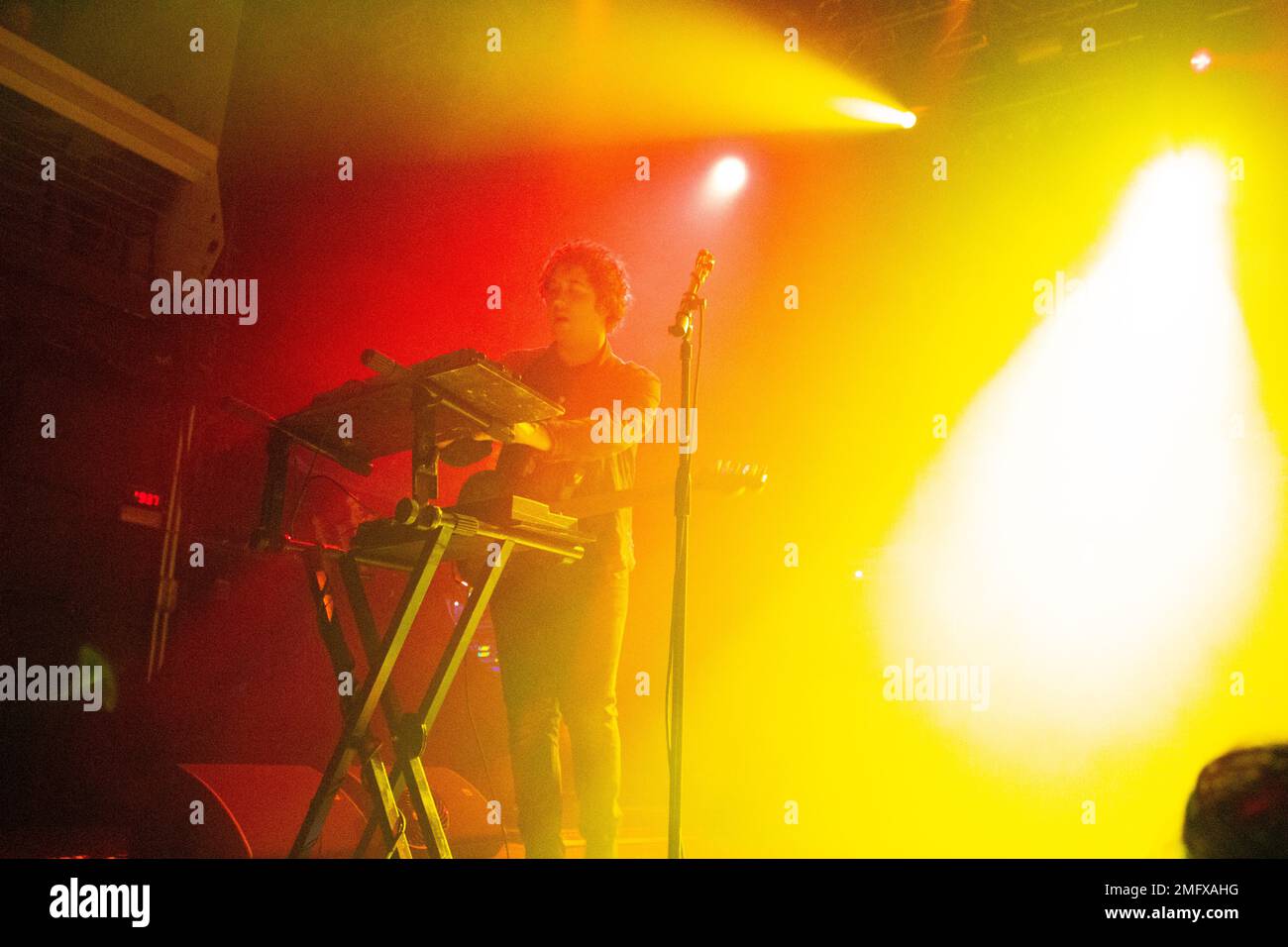 Wombats in concert from Terminal 5 in New York Stock Photo - Alamy