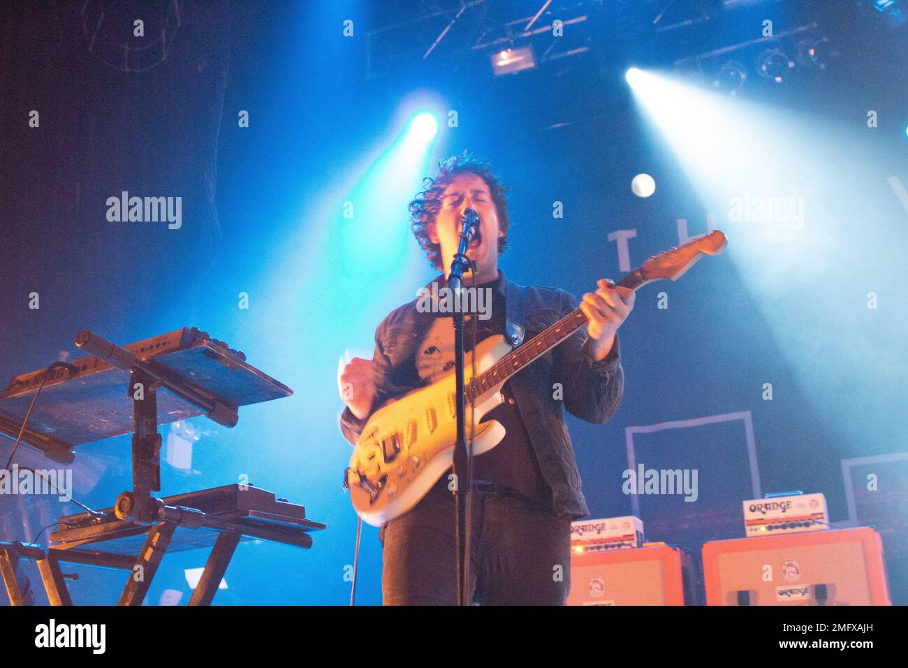 Wombats in concert from Terminal 5 in New York Stock Photo - Alamy