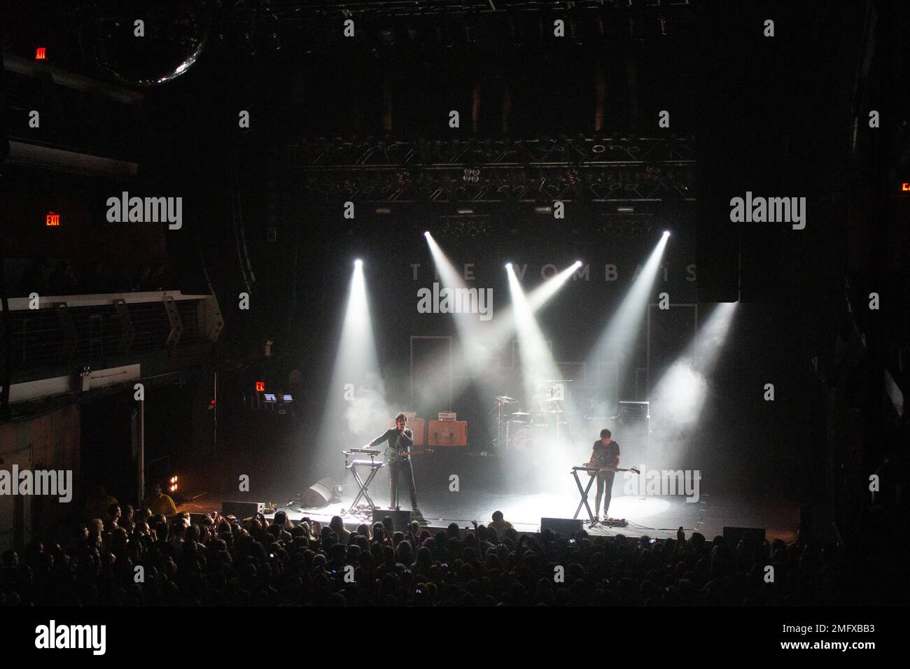 Wombats in concert from Terminal 5 in New York Stock Photo - Alamy