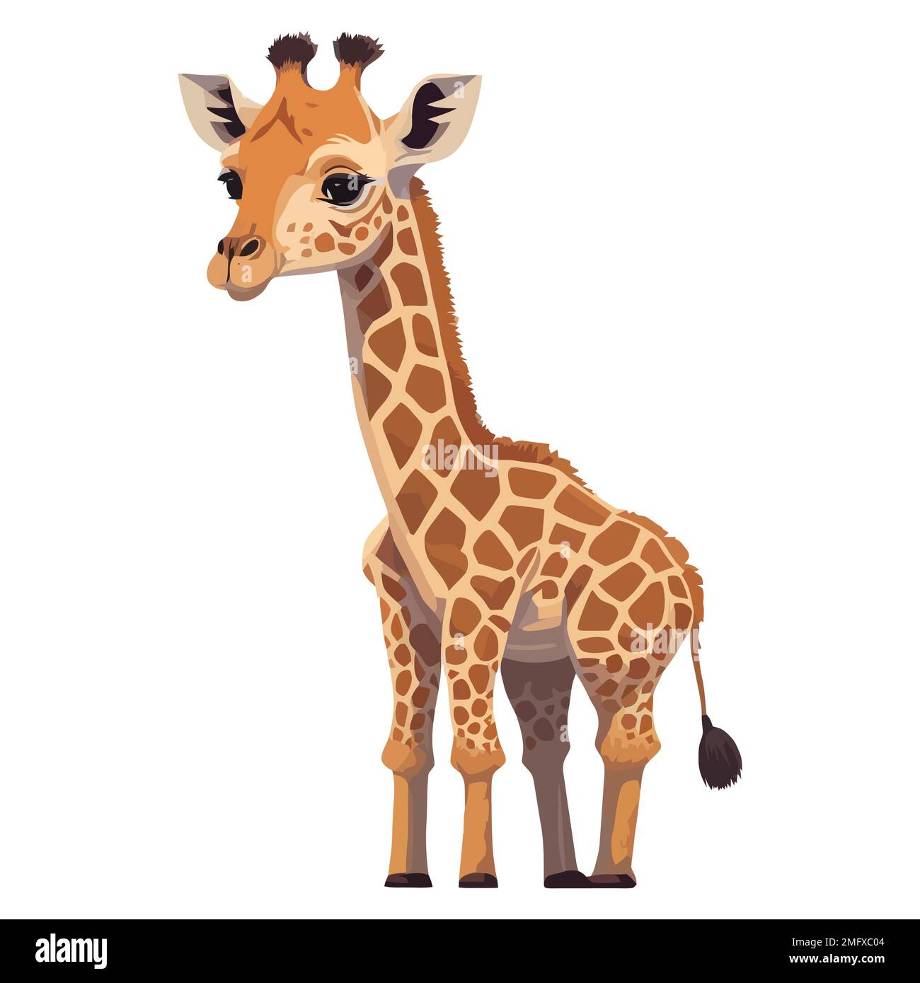 Baby Giraffe Vector
