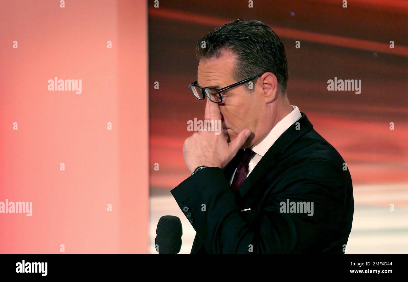 Heinz-Christian Strache, head of Team HC Strache and former leader of ...