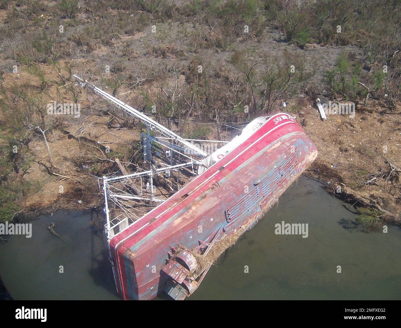 Aftermath - Displaced Boats - Miscellaneous - 26-HK-28-248. vessel on ...