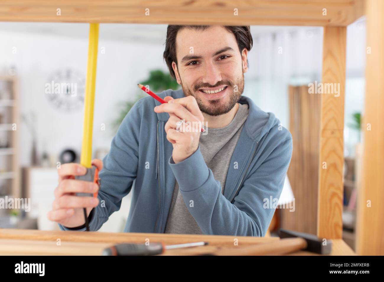 Unpacking putting together self hi-res stock photography and images - Alamy