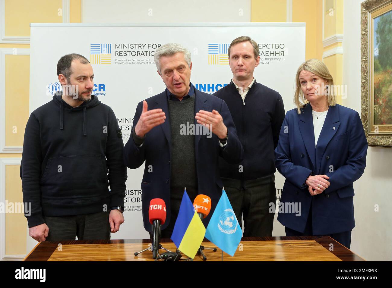 KYIV, UKRAINE - JANUARY 25, 2023 - Deputy Prime Minister for ...