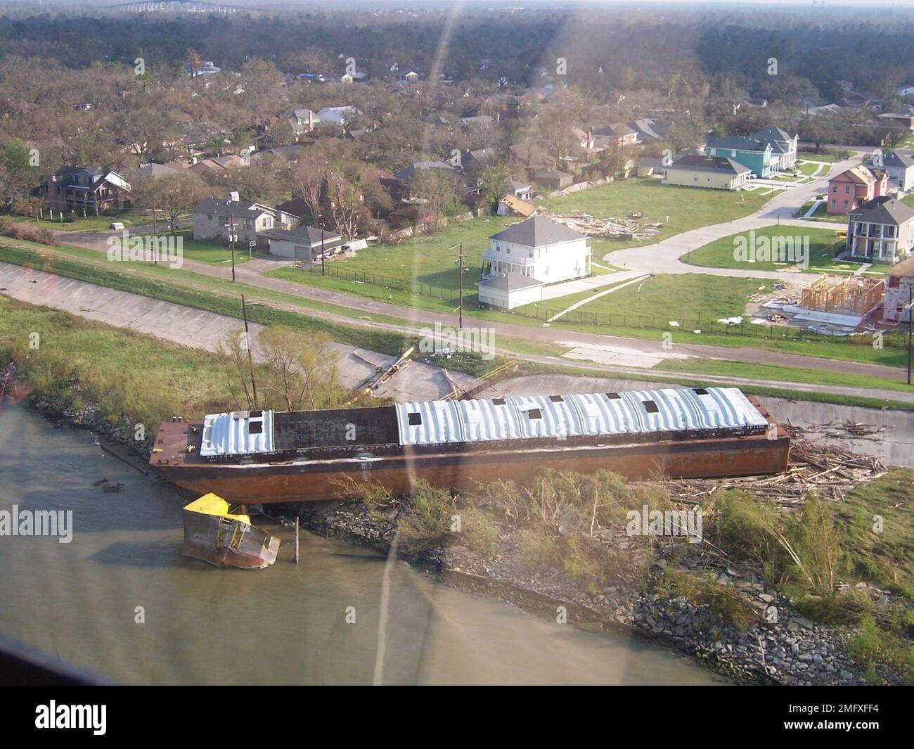 Overflight - New Orleans to Sunshine Bridge - 26-HK-213-46. Hurricane ...