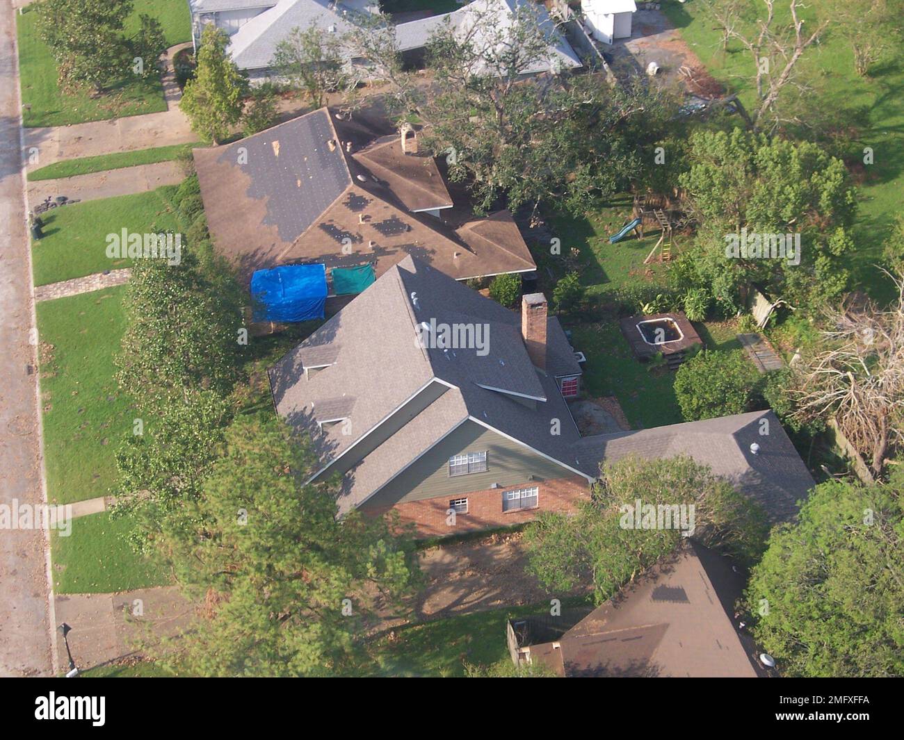 Overflight - New Orleans to Sunshine Bridge - 26-HK-213-38. Hurricane ...