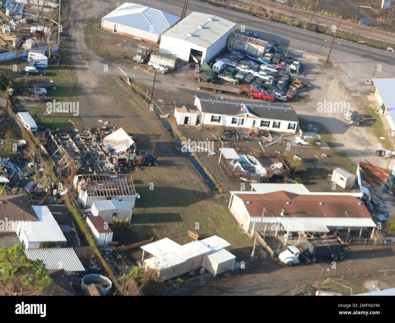 Aftermath - Miscellaneous - Aerial - 26-HK-49-37. aerial view of ...