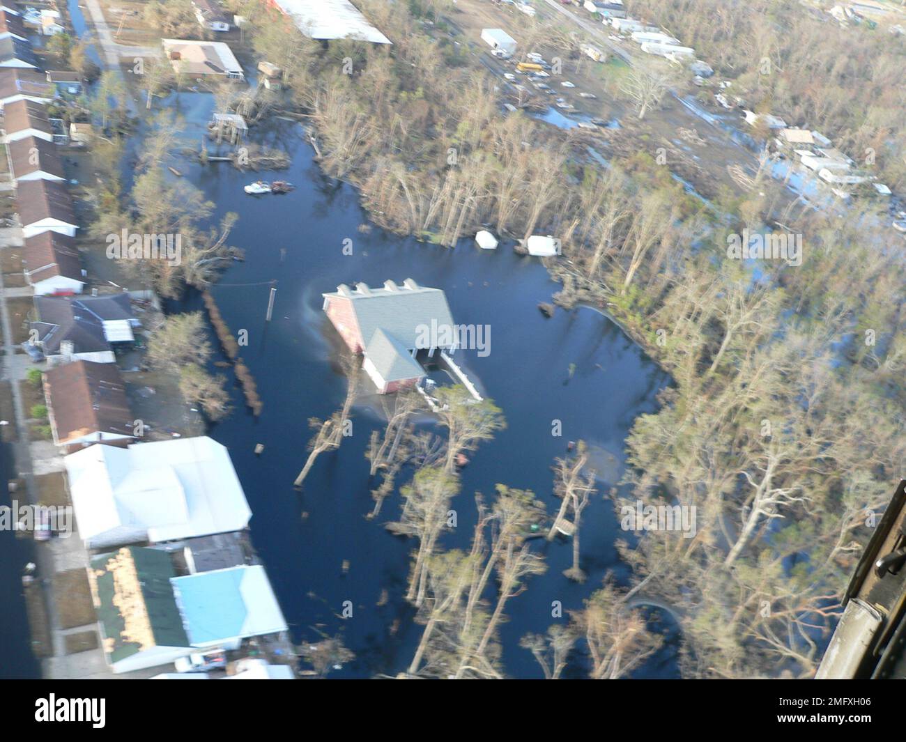 Aftermath - Flooding - Miscellaneous - 26-HK-36-192. aerial view of ...