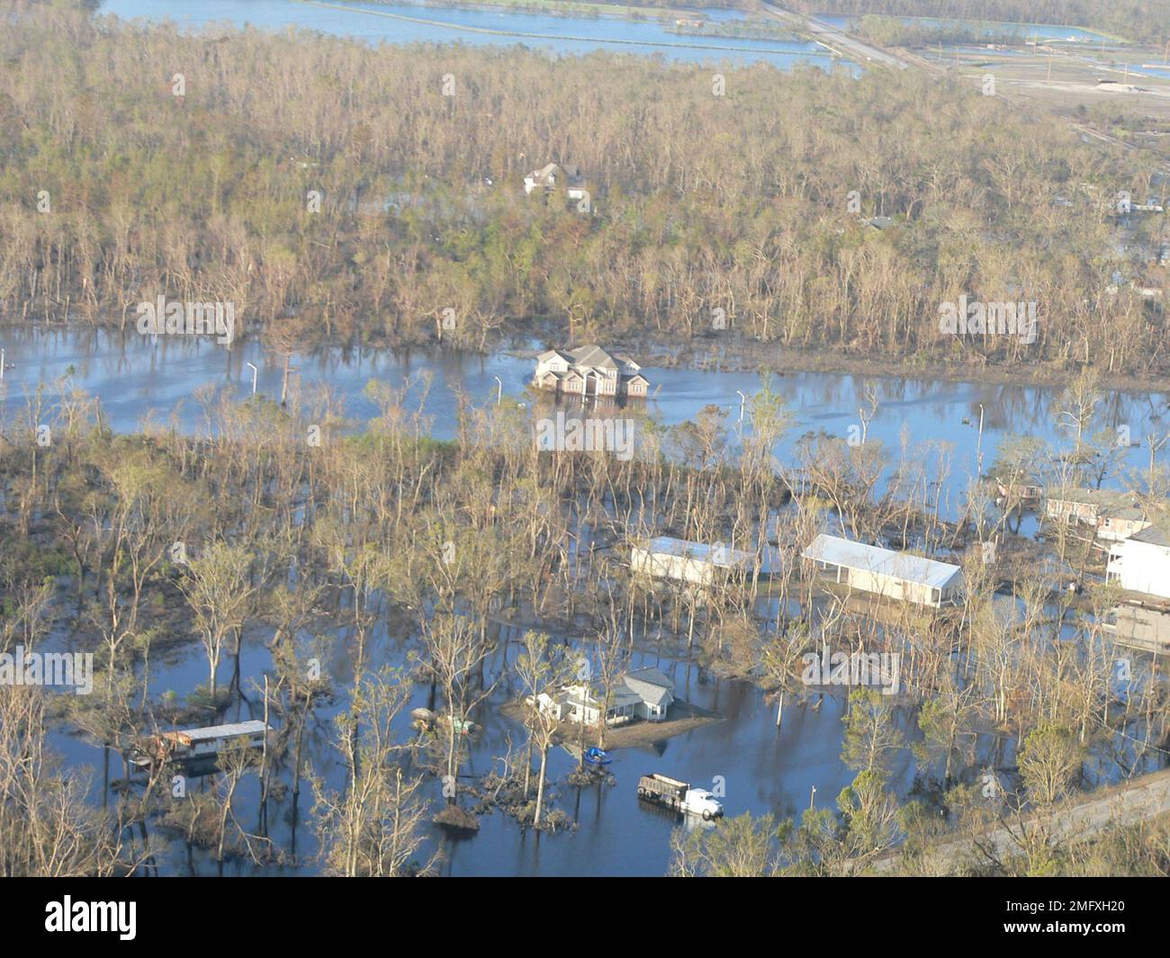 Aftermath - Flooding - Miscellaneous - 26-HK-36-191. aerial view of ...