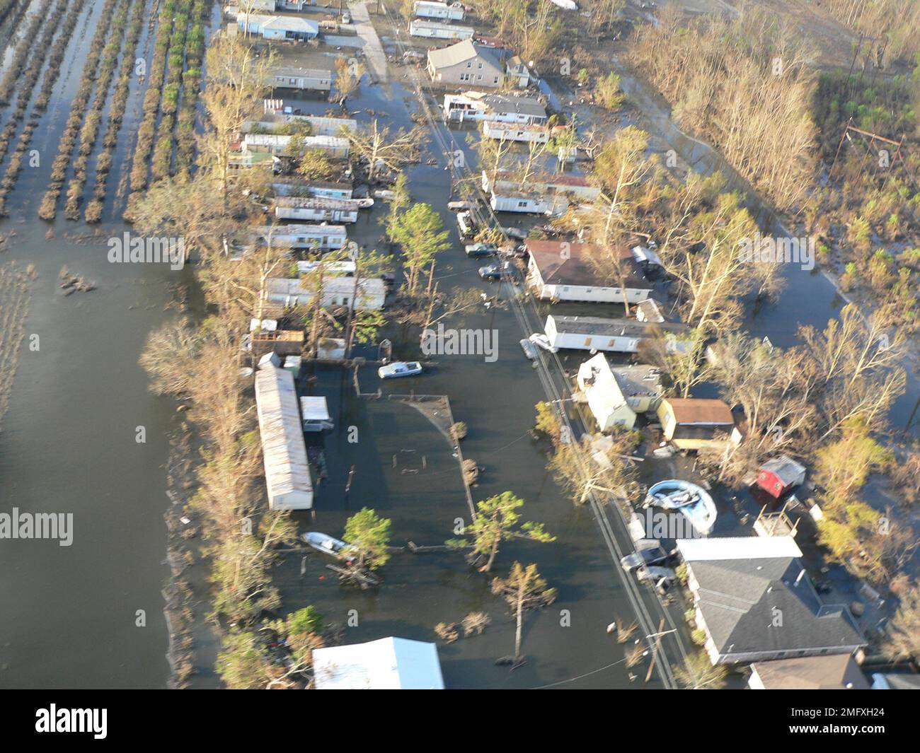 Aftermath - Flooding - Miscellaneous - 26-HK-36-161. aerial view of ...