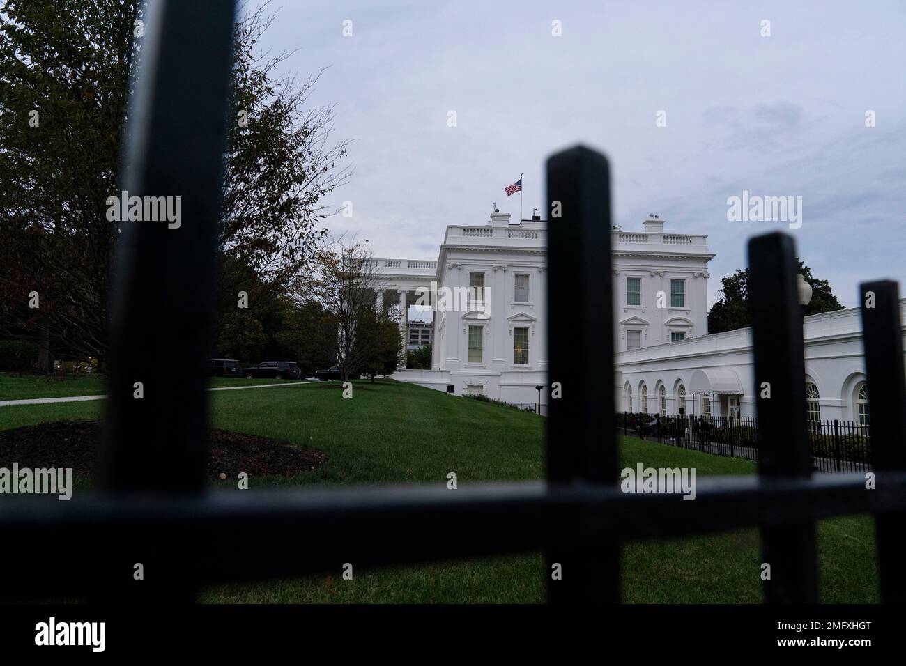 The White House is seen, Saturday, Oct. 10, 2020, in Washington. (AP ...