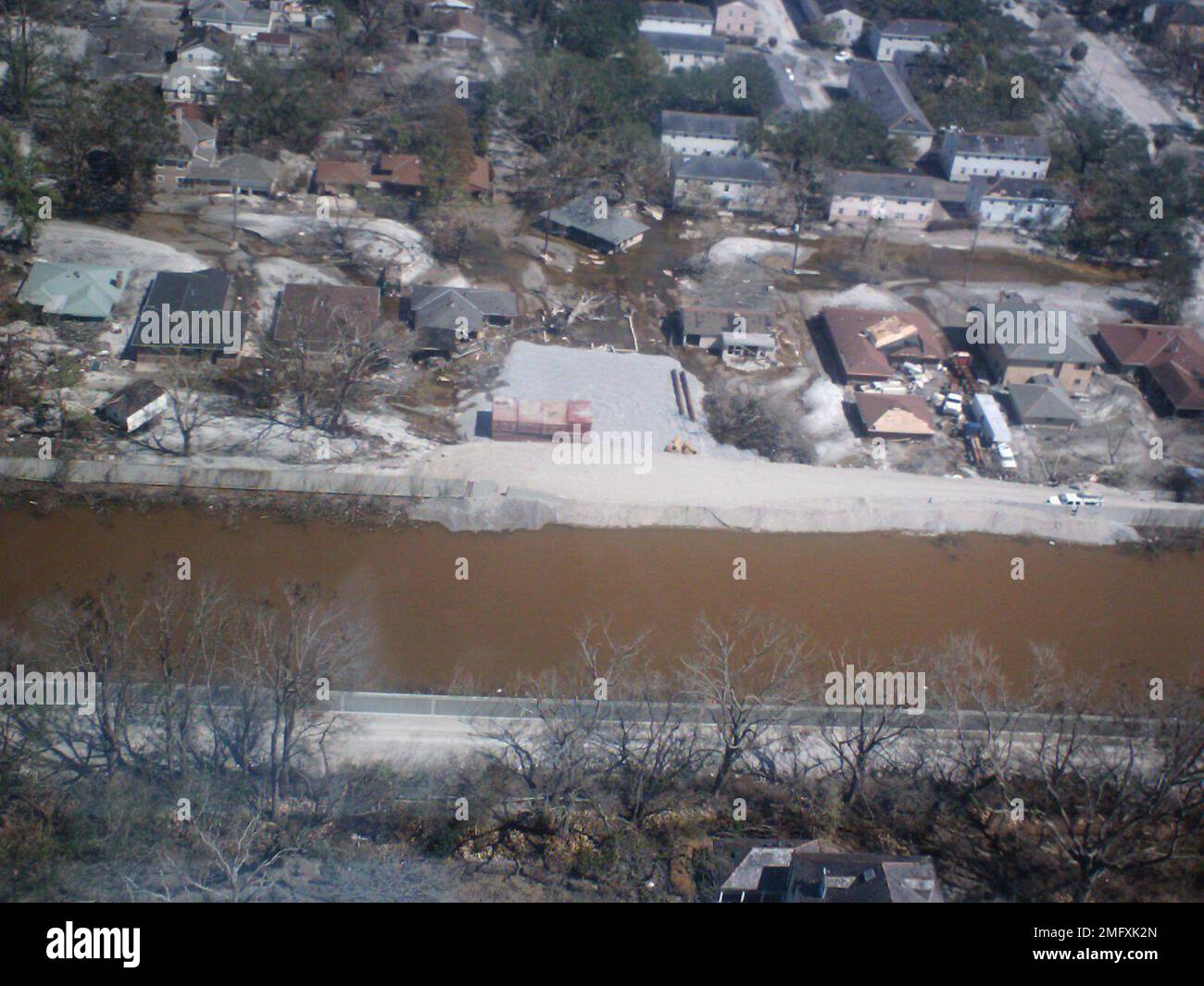 Hurricane katrina levee destruction hi-res stock photography and images ...