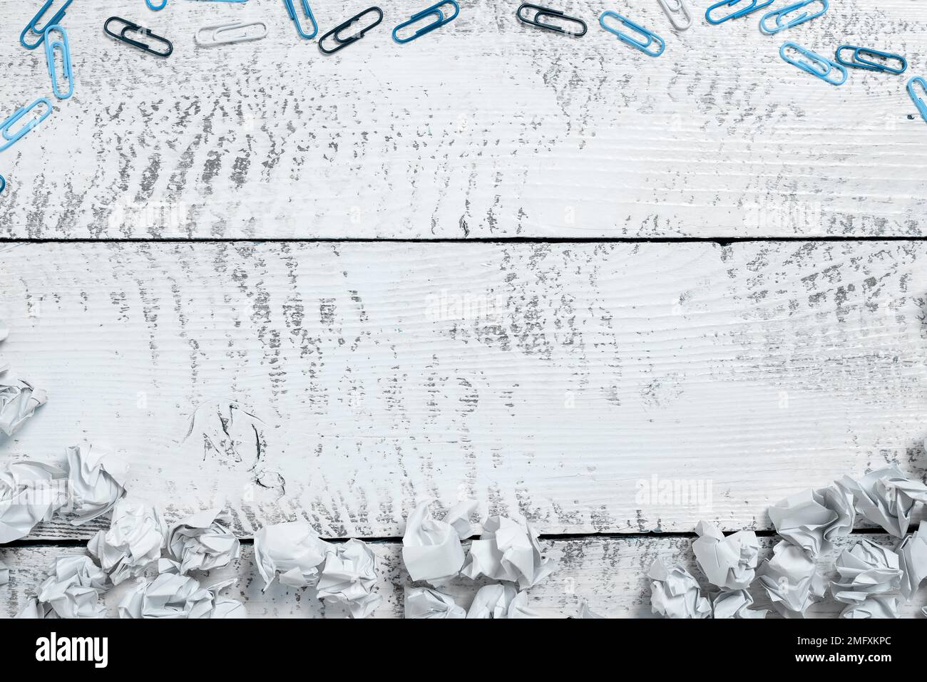 Paper Wraps Placed Around Important Information. Wrinkled Notes ...