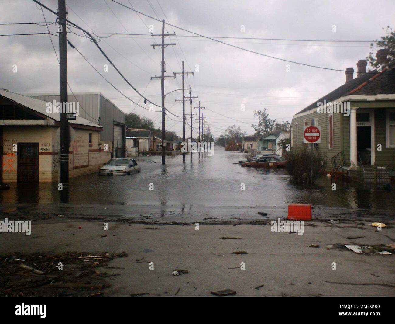 Aftermath - Flooding - Miscellaneous - 26-HK-36-290. flooded street ...