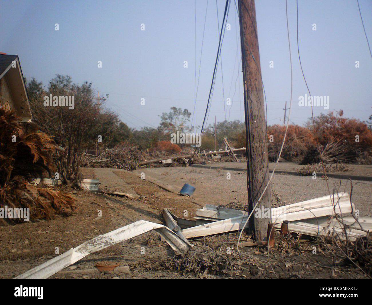 Aftermath - Miscellaneous - 26-HK-47-171. downed power line, tree ...