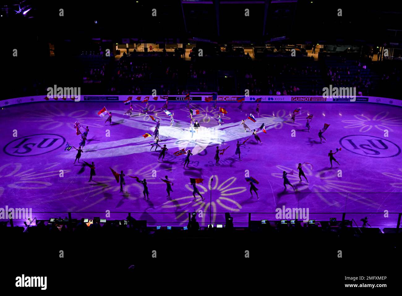 Espoo, Finland. 25th Jan, 2023. Opening Ceremony, at the ISU European ...