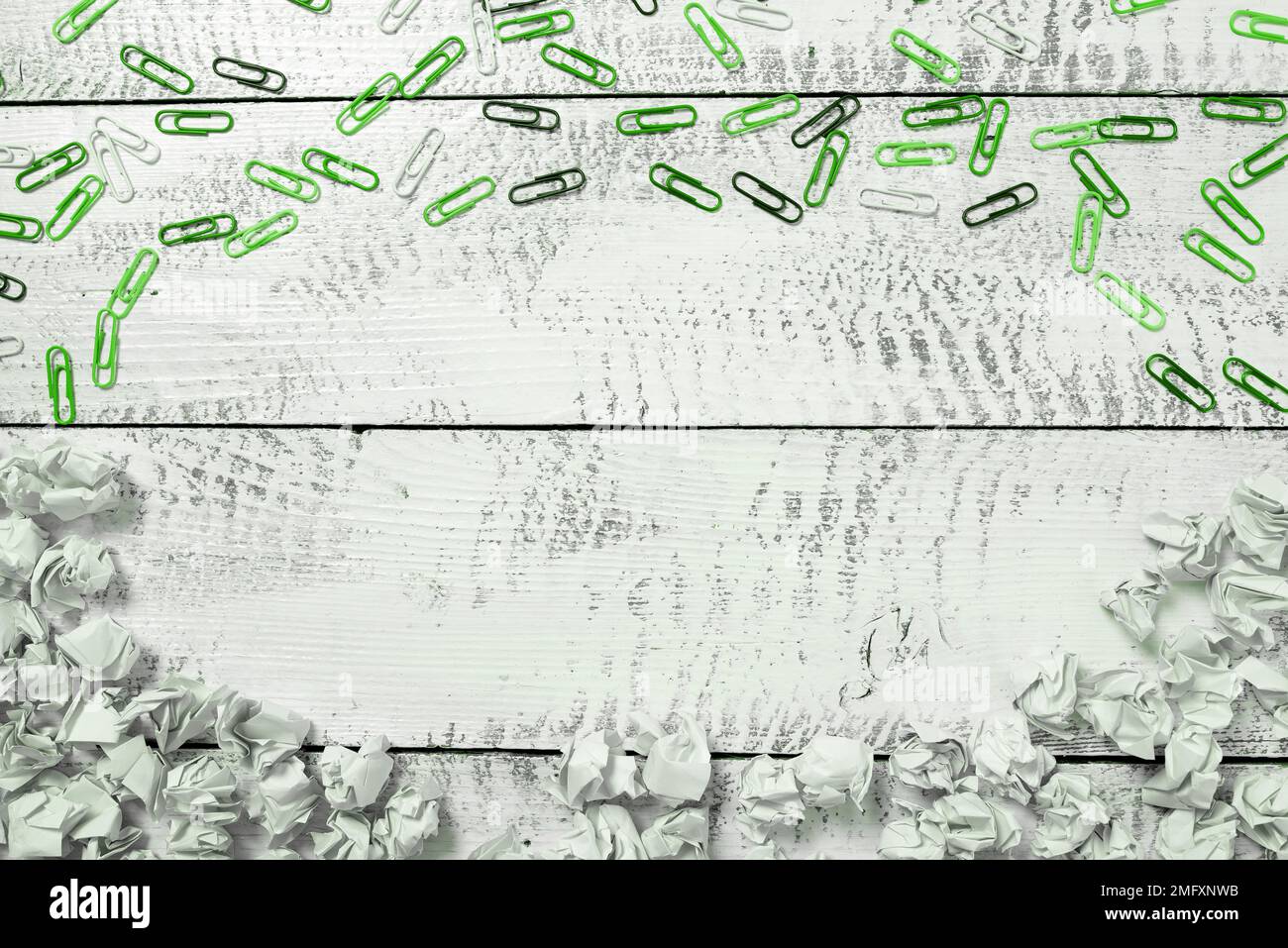 Paper Wraps Placed Around Important Information. Wrinkled Notes ...