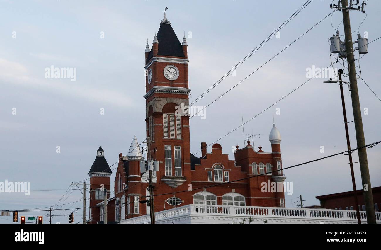 The Terrell County Courthouse is seen on Saturday, April 18, 2020, in ...