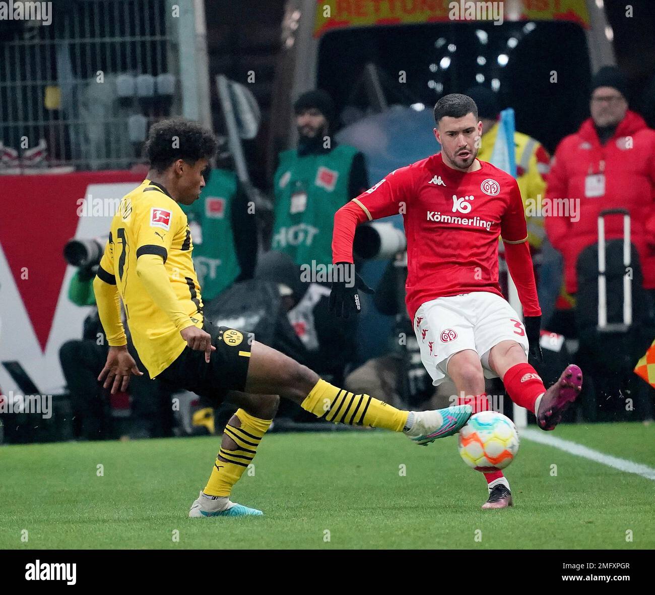 January 25, 2023, MEWA Arena, Mainz, GER, 1.FBL, 1.FSV FSV FSV Mainz 05 ...