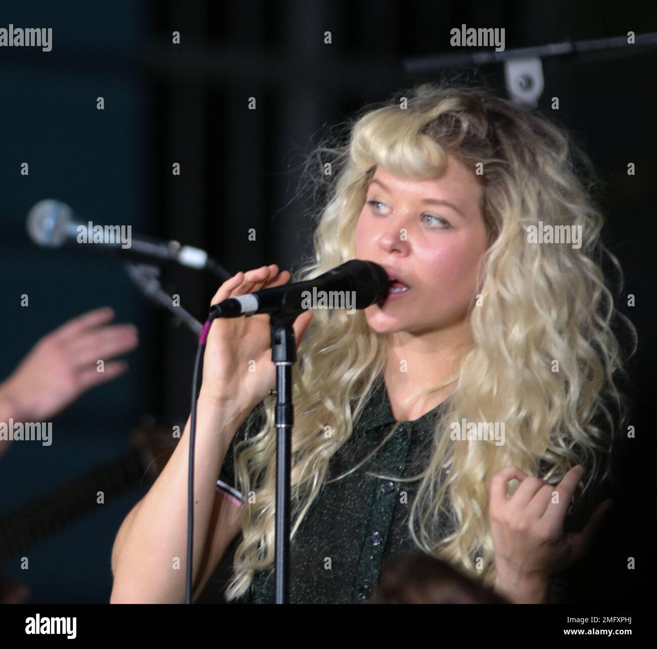 Transviolet in concert in Brooklyn Stock Photo - Alamy
