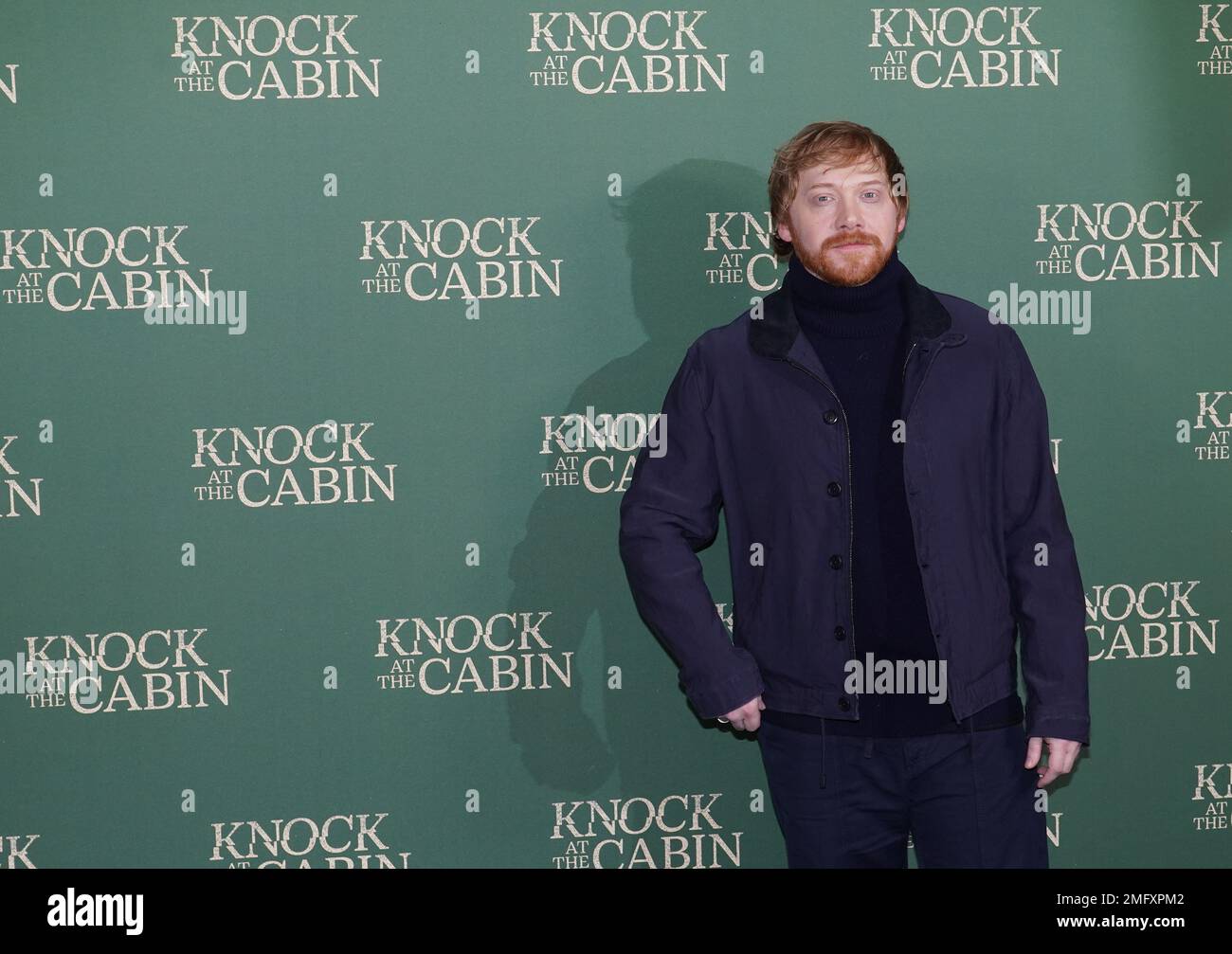 Rupert Grint arriving at the special screening of Knock at the Cabin ...