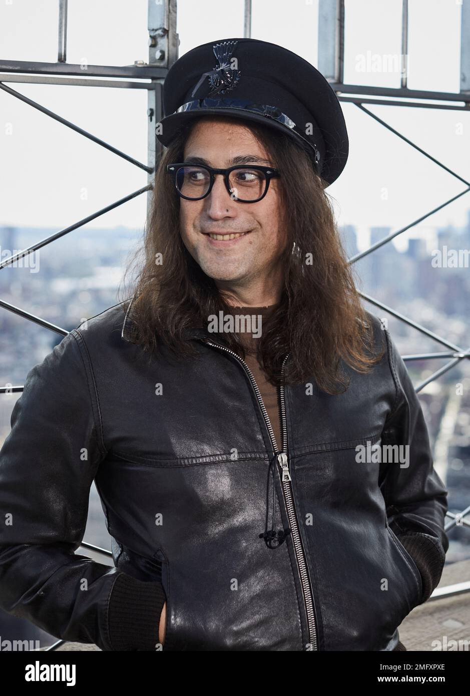 Sean Ono Lennon poses for a portrait on the observation deck of the ...