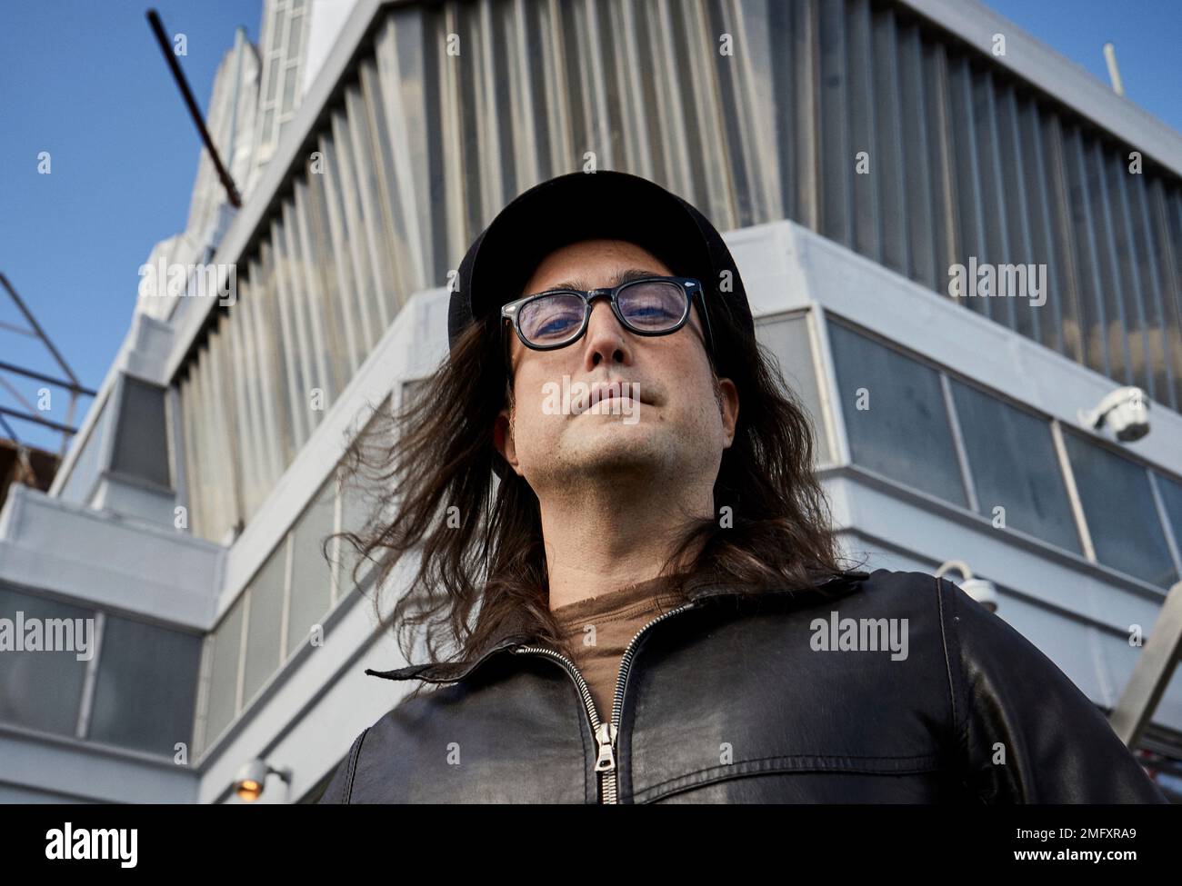 Sean Ono Lennon poses for a portrait on the observation deck of the ...