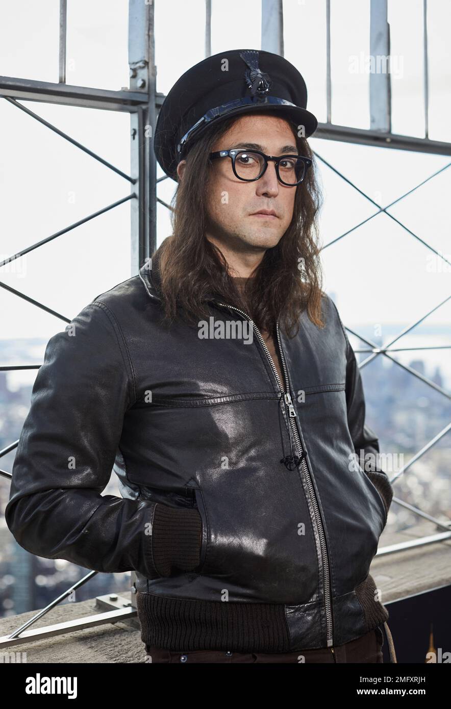 Sean Ono Lennon poses for a portrait on the observation deck of the ...