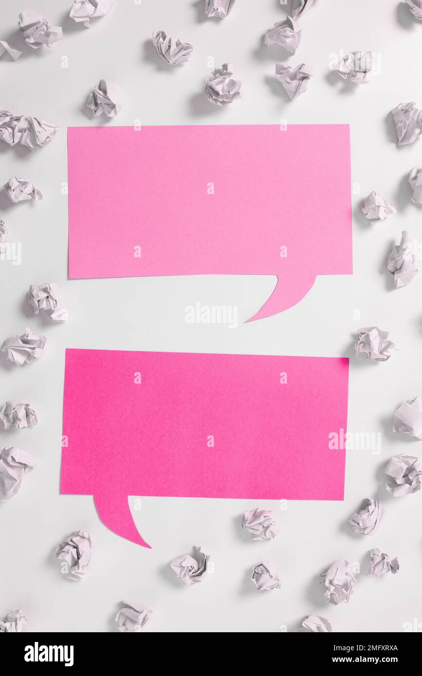 Paper Wraps Placed Around Important Information. Wrinkled Notes ...