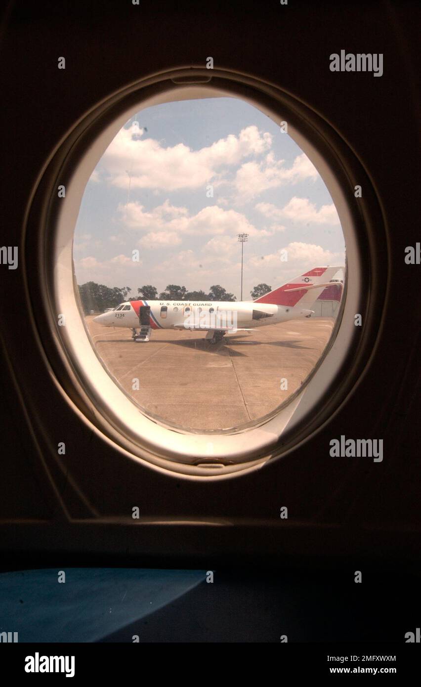 Aircrafts - HU-25 Guardian - 26-HK-55-44. View of HU-25 from window of ...