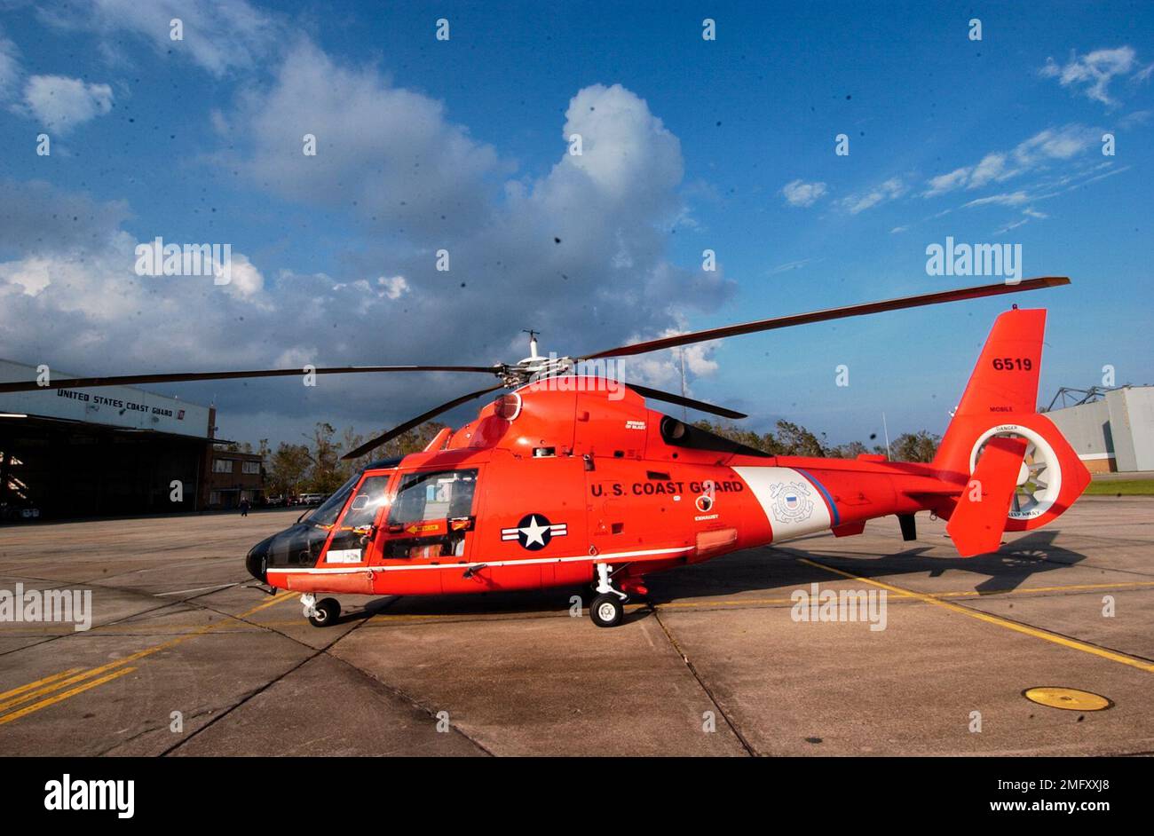 Aircrafts - HH-65 Dolphin - 26-HK-54-19. HH-6519 on CG ramp near hangar ...