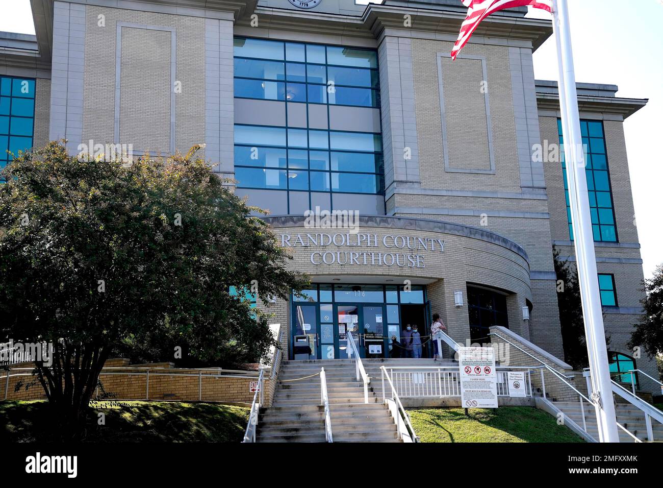 The Randolph County Courthouse is shown in Asheboro, N.C., Wednesday ...