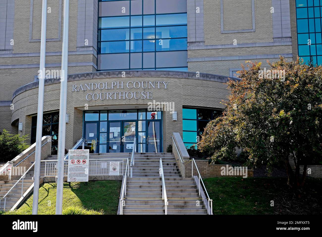 The Randolph County Courthouse is shown in Asheboro, N.C., Wednesday ...