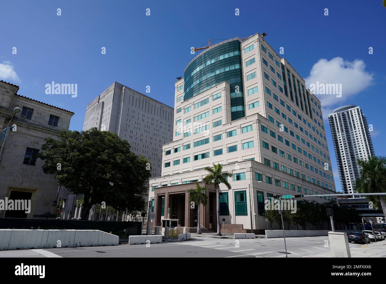 The James Lawrence King Federal Justice Building is shown, Thursday ...