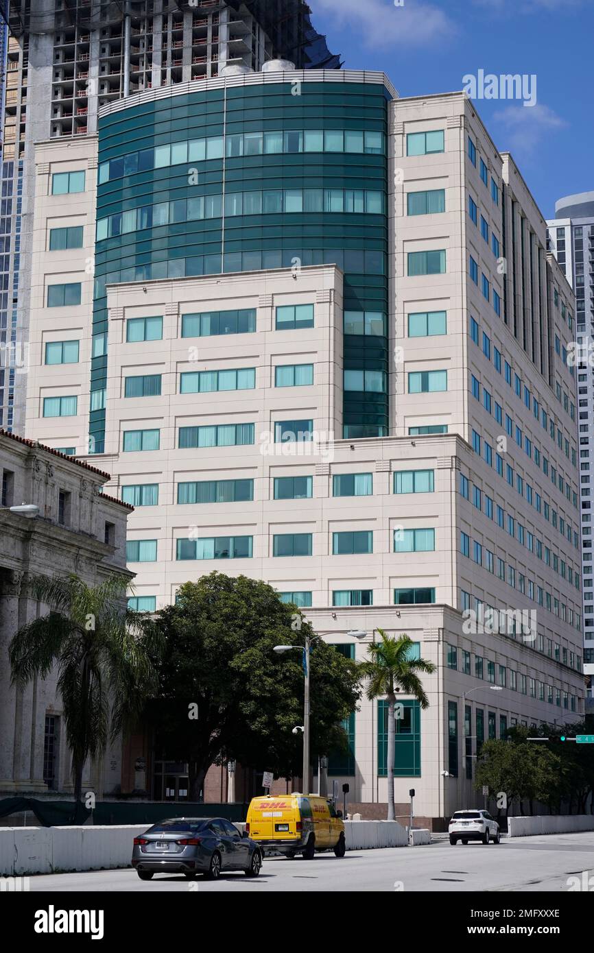 The James Lawrence King Federal Justice Building is shown, Thursday ...