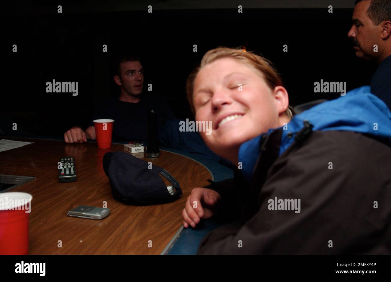 Interior Operations - 26-HK-81-52. CG Interior Ops--personnel in lounge ...