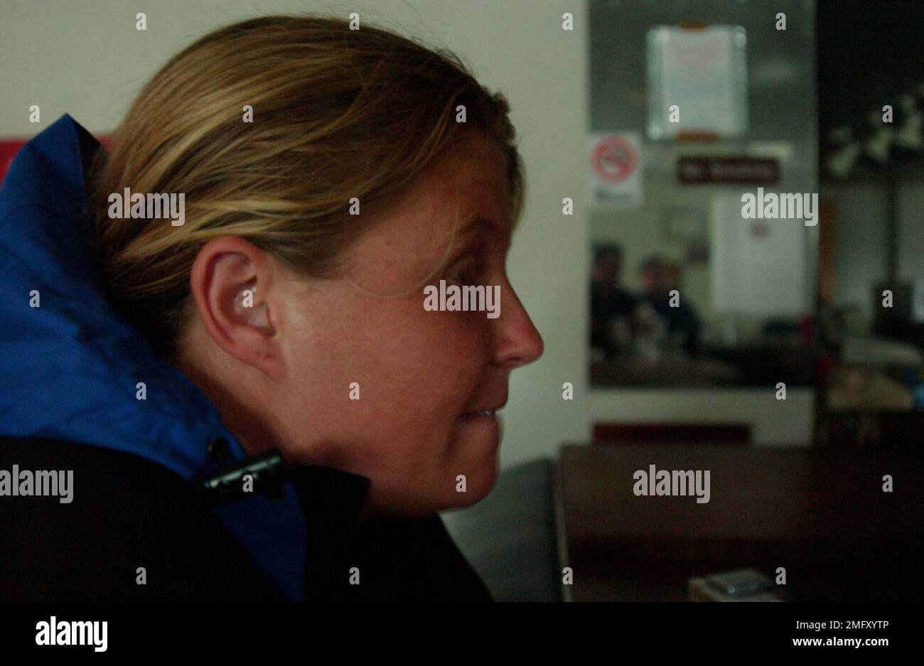 Interior Operations - 26-HK-81-24. CG Interior Ops --close-up of female ...