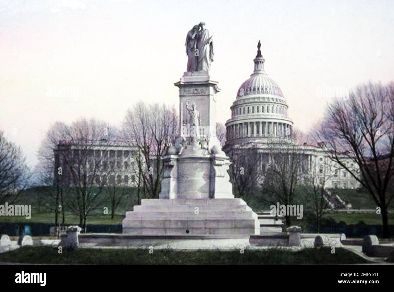 Peace Monument, Washington DC, Victorian period Stock Photo - Alamy