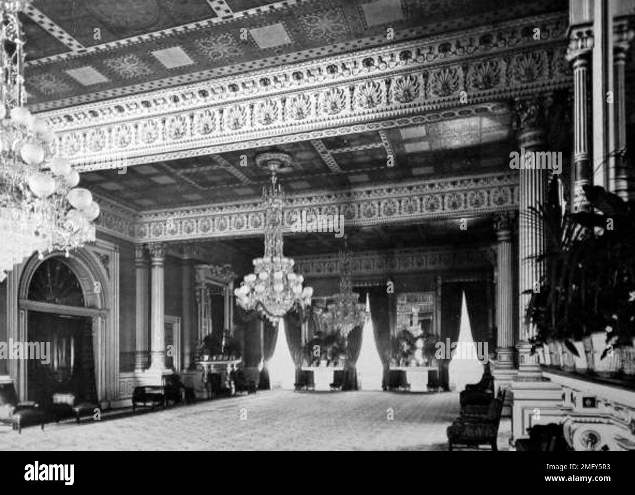 The White House, Washington DC, USA, Victorian period Stock Photo - Alamy