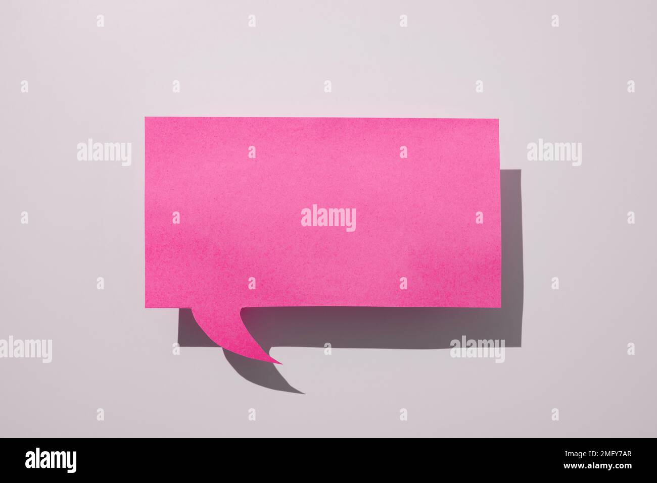 Color paper with important message. Infromation written on sticker ...