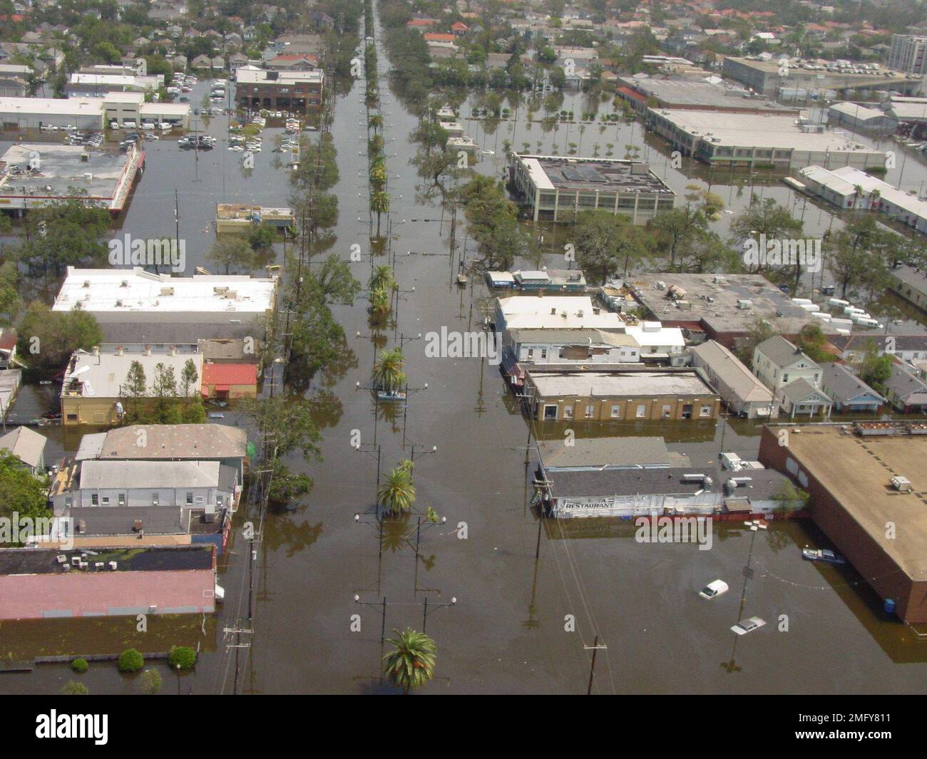 Katrina flooding aerial hi-res stock photography and images - Alamy