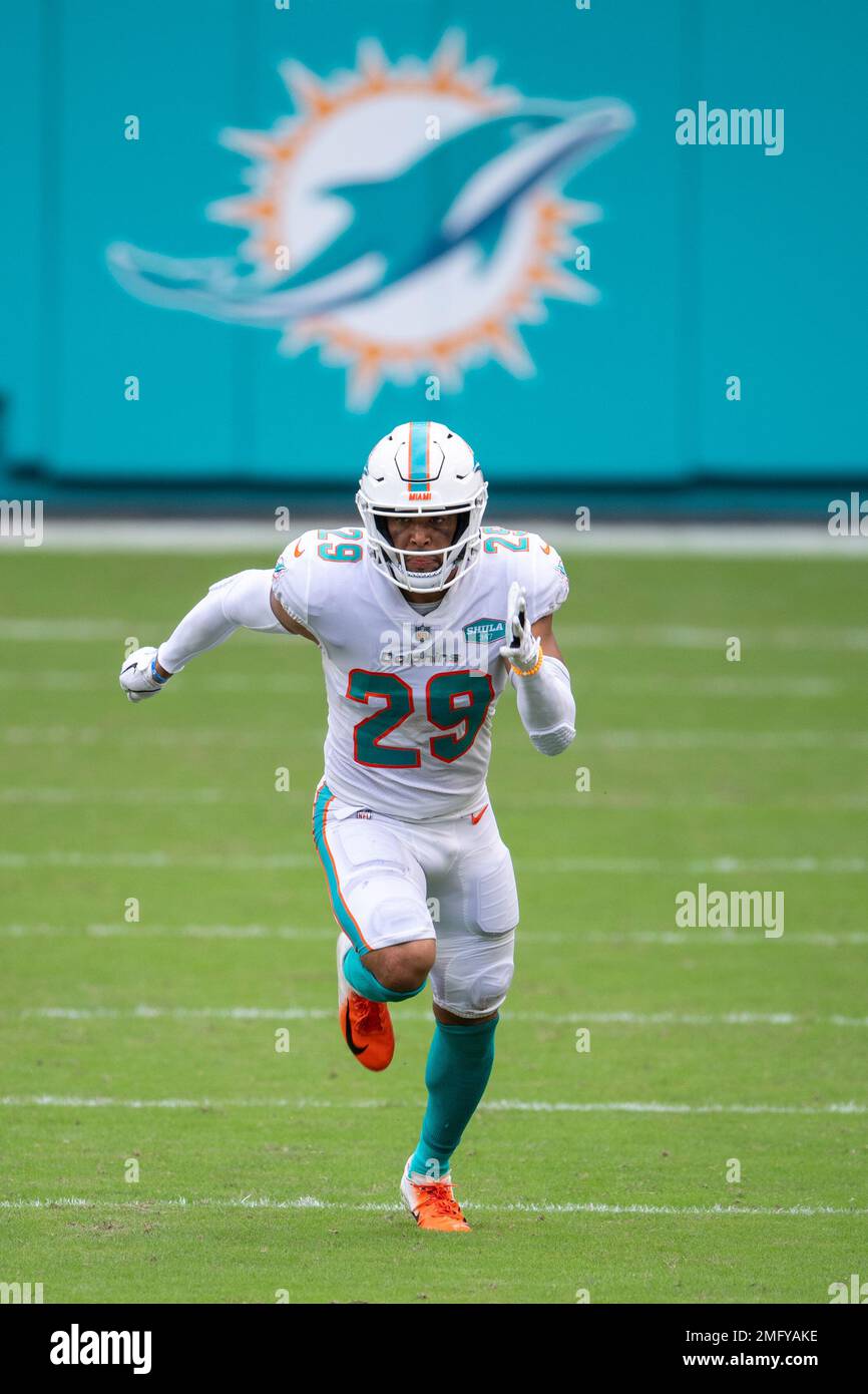 Miami Dolphins safety Brandon Jones (29) in action against the Seattle ...