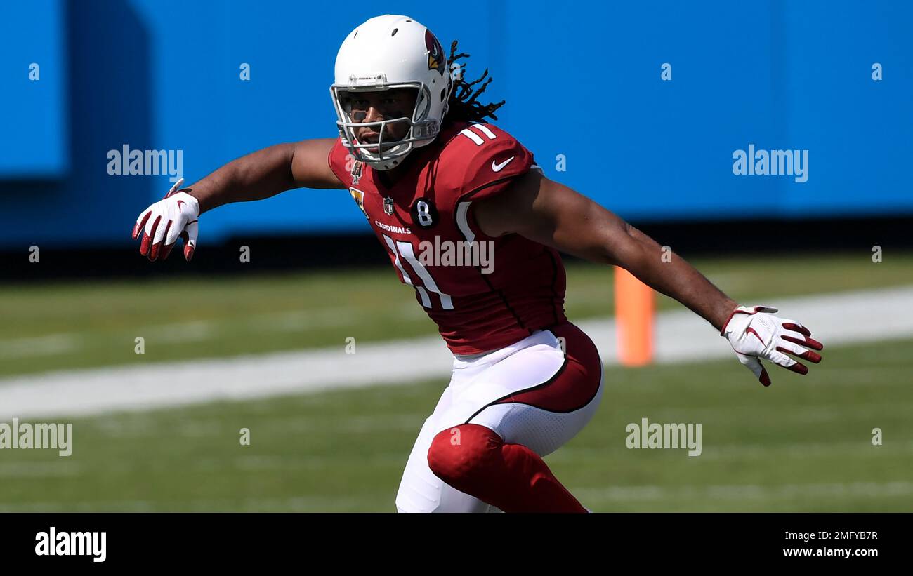 Arizona Cardinals wide receiver Larry Fitzgerald plays an NFL football ...