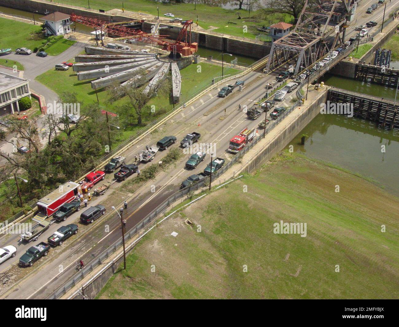 Aftermath - Aerial - 26-HK-330-86. Search and Rescue Ninth Ward ...