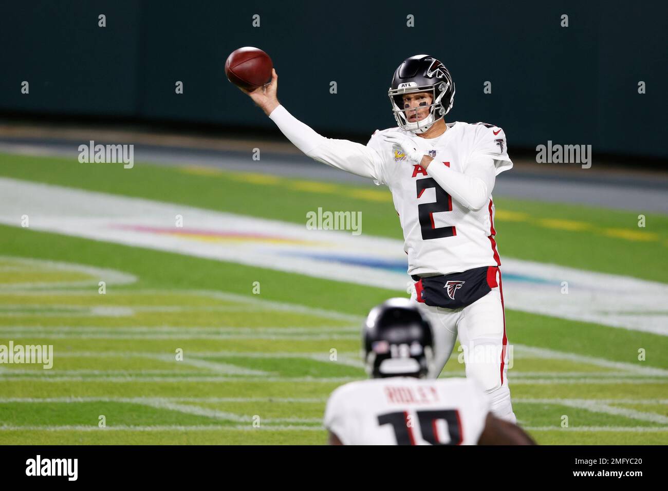 Atlanta Falcons quarterback Matt Ryan throws before an NFL football ...