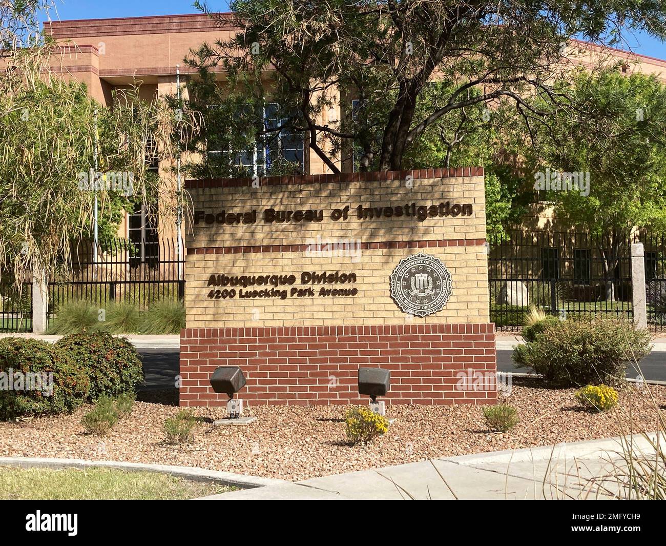 FBI headquarters in Albuquerque, N.M., is seen Monday, Oct. 5, 2020. In ...