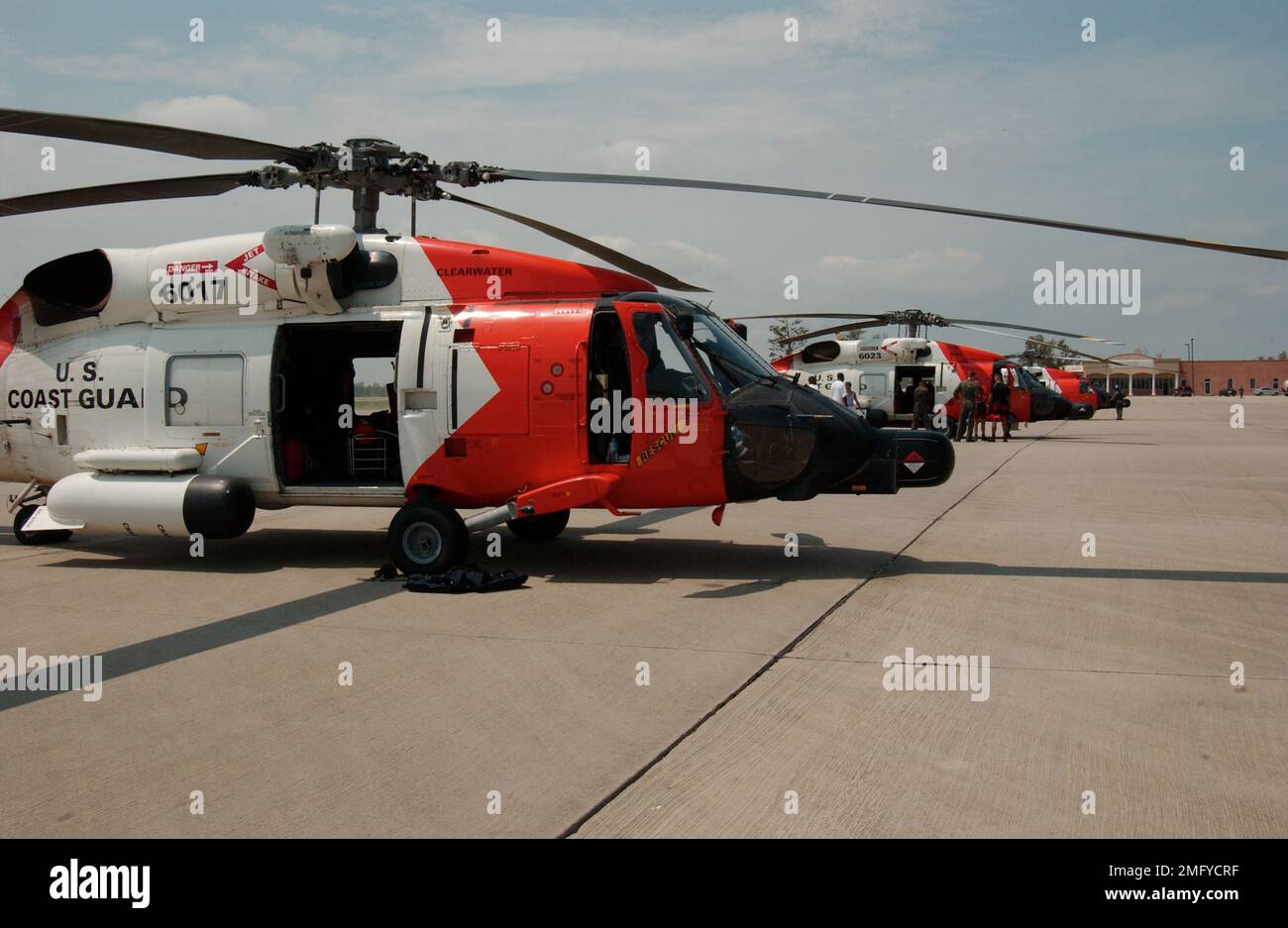 Aircrafts - HH-60 Jayhawk - 26-HK-53-63. HH-60s on ramp with personnel ...