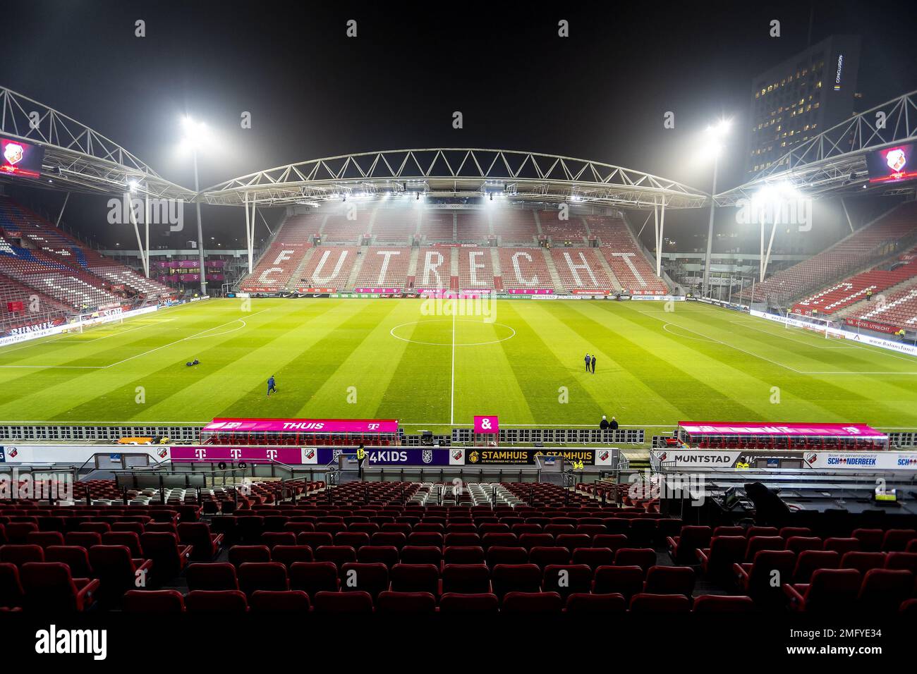 UTRECHT, 25-01-2023. Stadion Galgenwaard, Stadium of Utrecht. Dutch ...