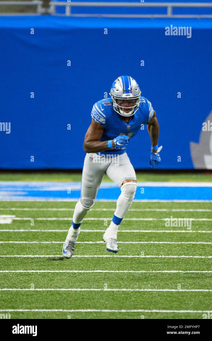 Detroit Lions wide receiver Marvin Jones (11) in action against the New ...